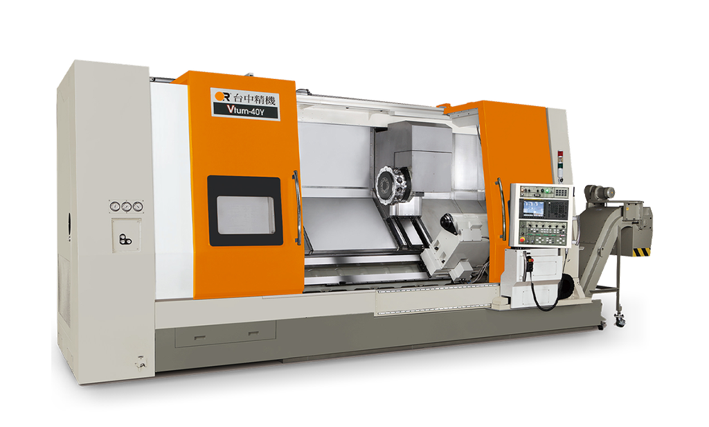 High-Precision Vturn-40/425 CNC 4-Axis Turning Lathe by Victor Taichung ...